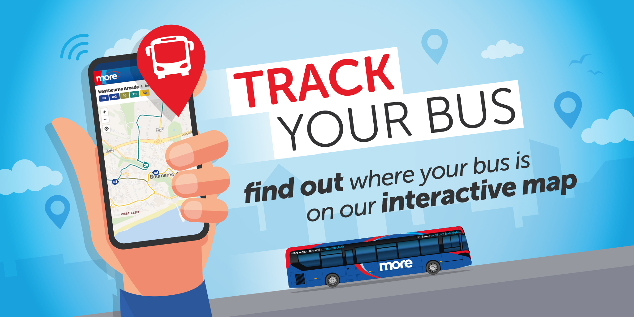 See Your Bus s Position Using Our Maps Morebus